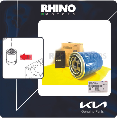 263304A000 - FILTRO OLEO KIA SORENTO 2.5 / HR | Rhino Motors