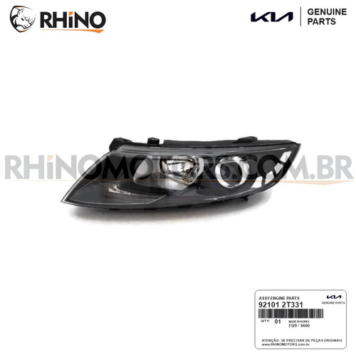 921012T331 FAROL DIANTEIRO LADO ESQUERDO KIA OPTIMA | Rhino Motors