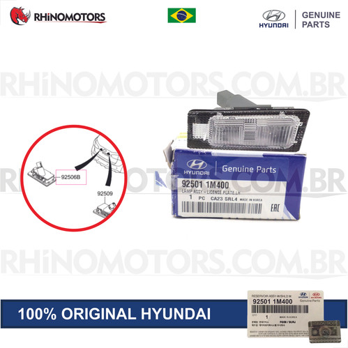 925011M400 - Lanterna Placa Lado Esquerdo Hyundai Elantra 2011 a 2016 ...