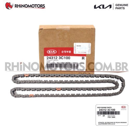 243123C100 - Corrente Do Comando De Valvulas Kia Mohave/Sorento/Cadenza ...