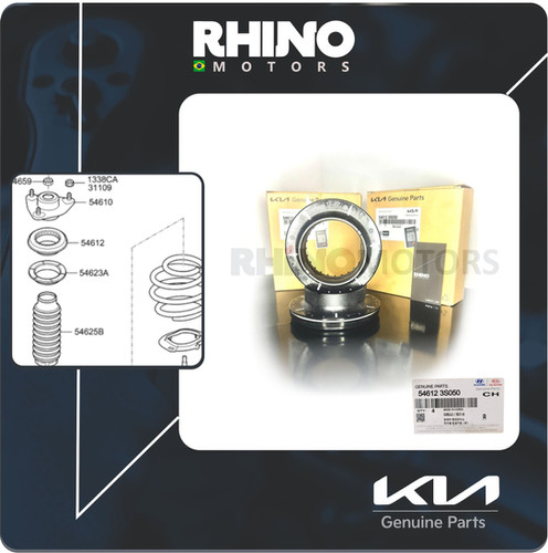 546123S050 Par Rolamento Amort. Diant. AZERA, ELANTRA, NEW SANTA FE ...