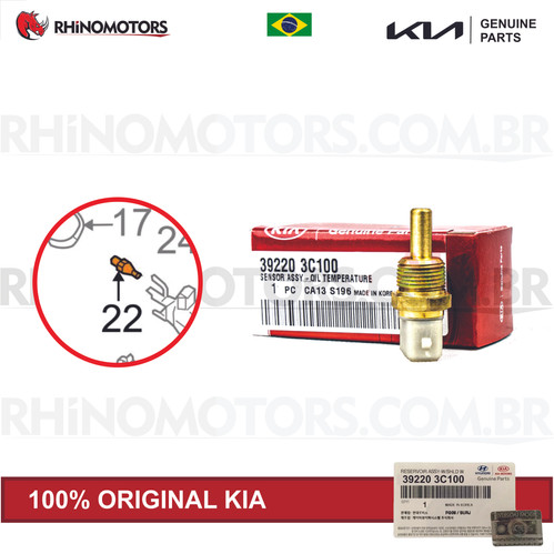 392203C100 - Sensor De Temperatura De Agua HYUNDAI - KIA | Rhino Motors