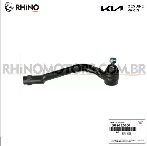 568202S000 Terminal Direção Lado Esquerdo Kia Sportage / Hyundai Ix35 ...