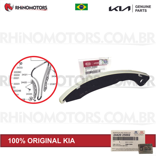 2442025002 Guia Tensor Corrente Motor Kia Sorento 2.4 16v Até 2011 ...
