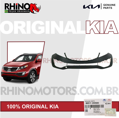 865113W000 Parachoque Dianteiro Kia Sportage 2011/2016 | Rhino Motors
