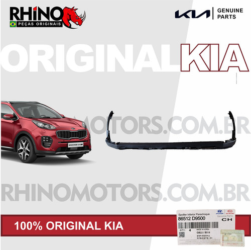 86512D9500 - Spoiller Inferior Parachoque Sportage 2020 | Rhino Motors