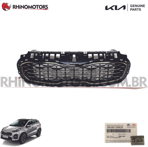 86350D9620 - Grade Dianteira Kia Sportage 2020 | Rhino Motors