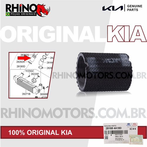 281684A160 Mangueira Intercooler Kia Sorento Diesel | Rhino Motors