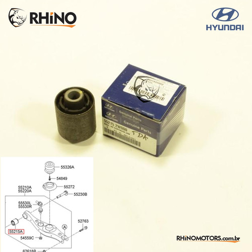 552152W000 BUCHAS DA BANDEJA INFERIOR SUSPENSÃO TRASEIRA SANTA FE , KIA ...