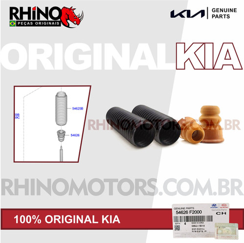 54626F2000 / 54625F2000 - PAR KIT BATENTE E COIFA KIA CERATO 2019 ...