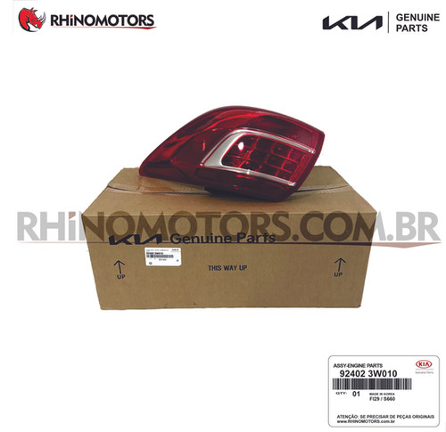 924023W010 - Lanterna Traseira em Led Canto Direito Kia Sportage ...