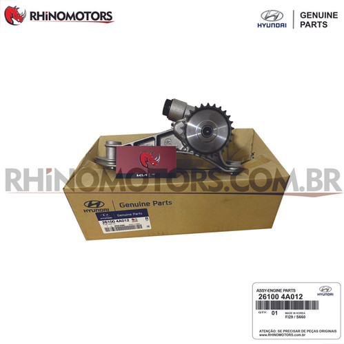 261004A012 Bomba Óleo Kia Sorento 2.5 16v 2003 Até 2009 / Hyundai HR ...