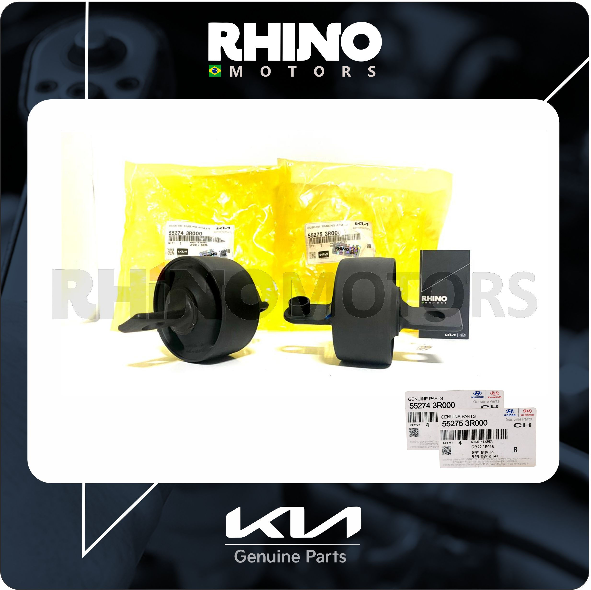 552753R000 / 552743R000 - Par Bucha Facão Traseiro Kia Cadenza 2010 em ...