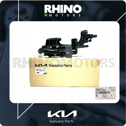 256003CAE0 Carcaça Valvula Temost. Sorento 3.5 Cadenza 3.3 Santa Fe 3.3 ...