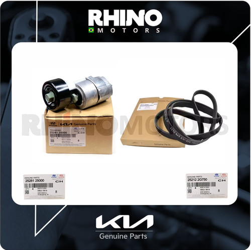 2528125000 - 252122G750 CONJUNTO TENSOR + CORREIA KIA OPTIMA | Rhino Motors