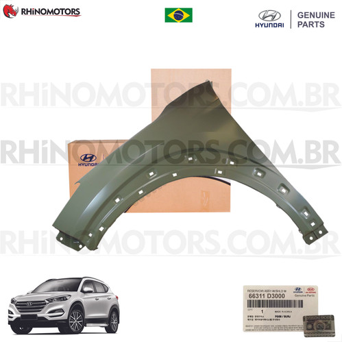 66311D3000 - Paralama Dianteiro Esquerdo Hyundai New Tucson 2016 ...