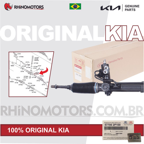 577002P100 Caixa Direção Kia Sorento 2.4 / 3.5 | Rhino Motors