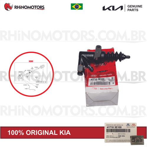 417103E100 - Cilindro Auxiliar Embreagem Kia Sorento 2006/ | Rhino Motors