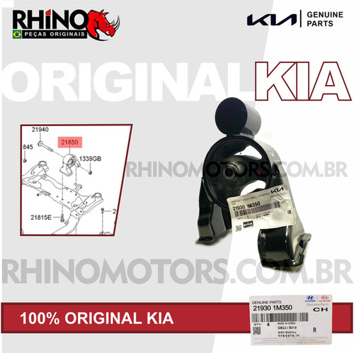 219301M350 - Coxim Motor Traseiro Kia Cerato 2010 À 2013 | Rhino Motors