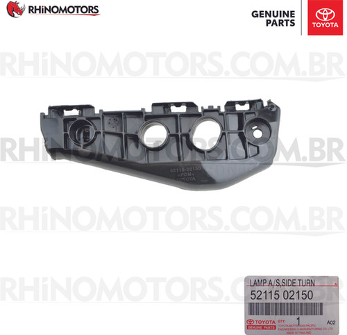 5211502150 - Suporte ParaChoque Diant. Direito Toyota Corolla 2008/2011 ...