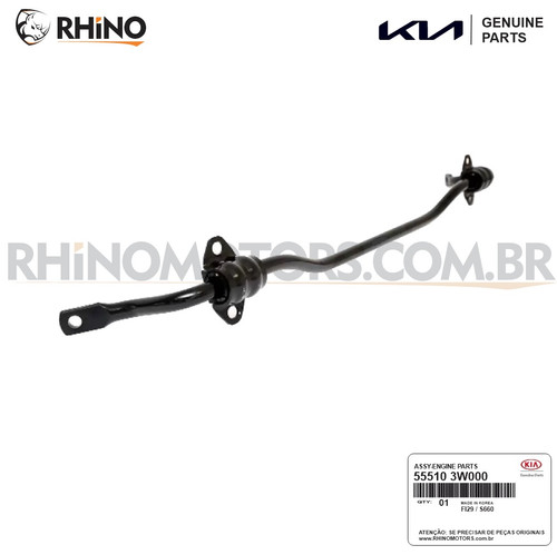 555103W000 BARRA ESTABILIZADORA TRASEIRA KIA SPORTAGE 2.0 16V 2010 ...