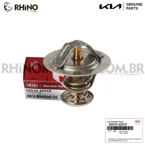2551042010 VALVULA TERMOSTATICA HYUNDAI H100 HR 2.5 KIA SORENTO2.5 ...