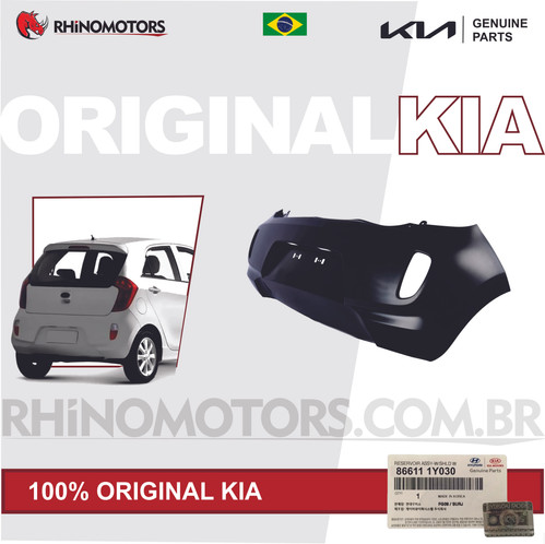 866111Y030 - PARACHOQUE TRASEIRO KIA PICANTO 2011/2015 | Rhino Motors