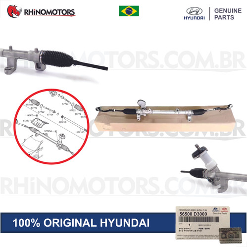 56500D3000 - Caixa Direção Eletrica Hyundai Tucson e Kia Sportage 2016/ ...