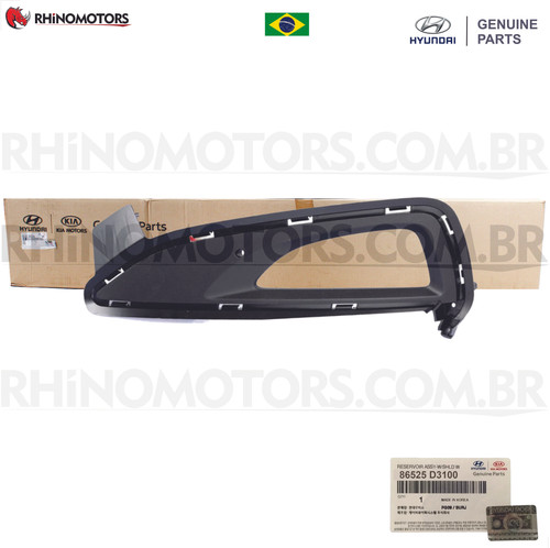 86525D3100 - Moldura Farol Milha Lado Esquerdo Hyundai NEW TUCSON 2016 ...