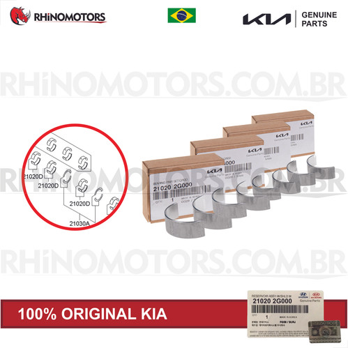 210202G000 - JG BRONZINA MANCAL STD HYUNDAI / KIA | Rhino Motors
