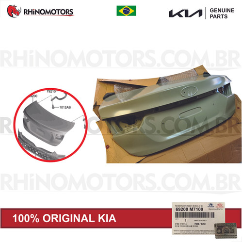 69200M7100 - Tampa Traseira Kia Cerato 2020/... | Rhino Motors
