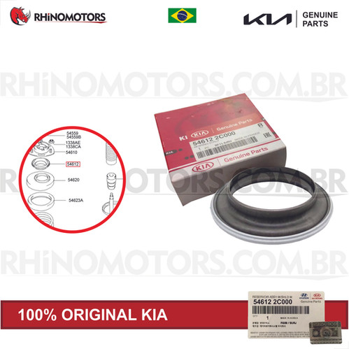 546122C000 Rolamentos Amortecedor Dianteiro Hyundai I30 / Elantra Kia ...