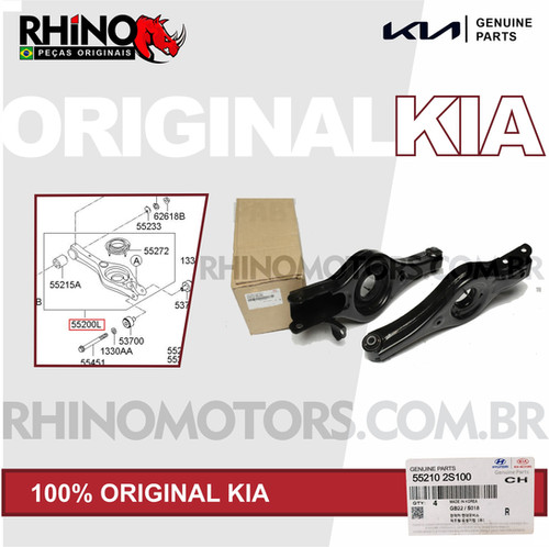 552102S100 / 552202S100 - Par Bandeja Traseira Kia Sportage 2011 ...