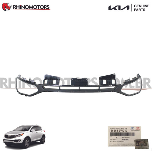 865613W010 - GRADE CENTRAL PARA CHOQUE DIANTEIRO KIA SPORTAGE 2010 A ...