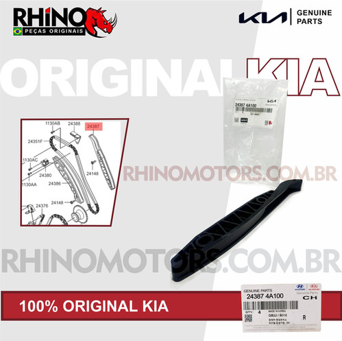 243874A100 Guia Tensor Corrente Comando Kia Sorento 2.5 / Bongo ...
