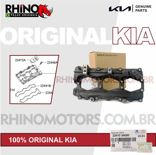 224103A000 - Tampa Válvula Lado Esquerdo Kia Mohave Diesel | Rhino Motors