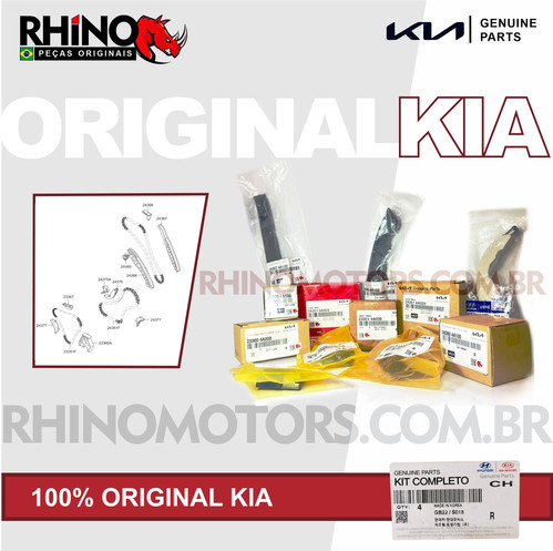 KIT CORRENTE MOTOR KIA SORENTO 2006/... 2.5 | Rhino Motors