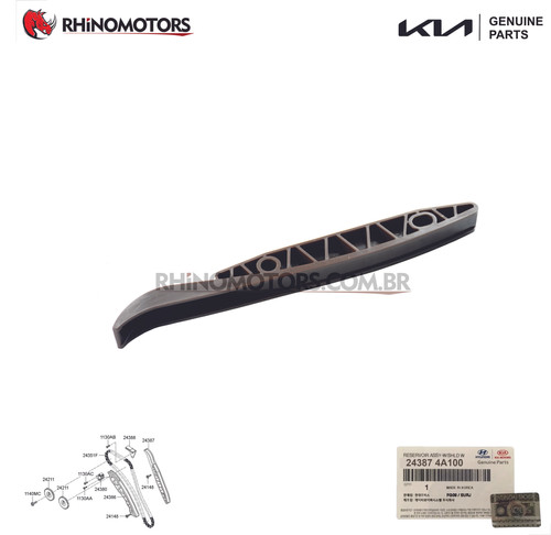 243874a100 Guia Tensor Corrente Comando Kia Sorento 2.5 / Bongo ...