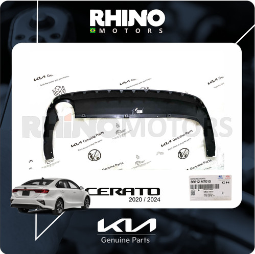 86612M7010 - Spoiler Inferior Traseiro Kia Cerato 2020/2024 | Rhino Motors