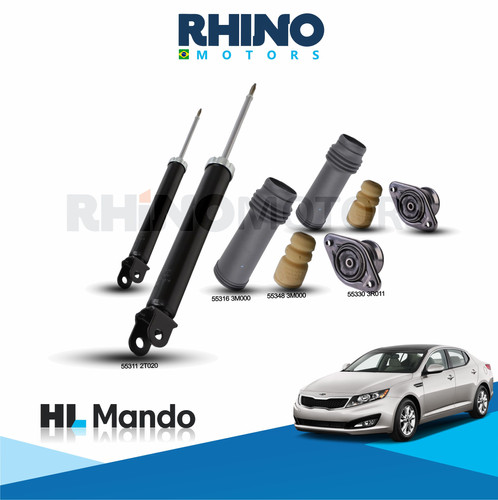 Kit Amortecedor / Batente / Coifa / Coxim Traseiro Kia Optima 2012/2016 ...