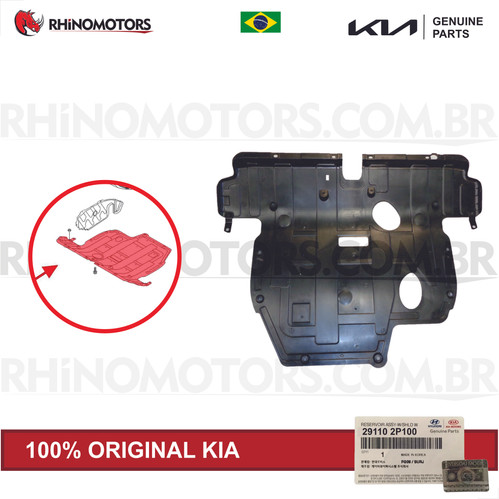 291102P100 - Protetor do Carter Kia Sorento 2009/2012 | Rhino Motors