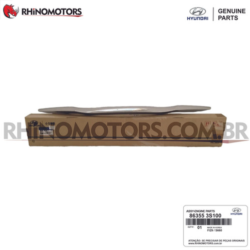 863553S100 - Friso Cromado Capo Hyundai Sonata 2011 A 2015 | Rhino Motors