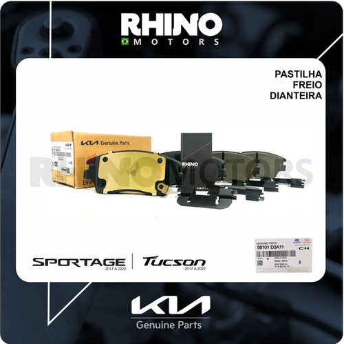 58101D3A11 - Jg Pastilha Freio Diant. Kia Sportage Hyundai New Tucson ...