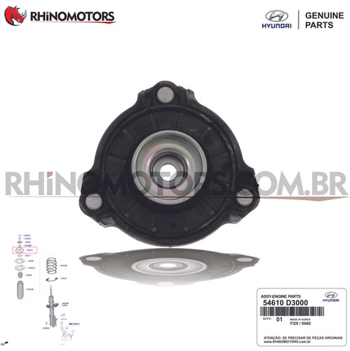 54610D3000 - Coxim Amortecedor Dianteiro HYUNDAI NEW TUCSON / KIA NEW ...