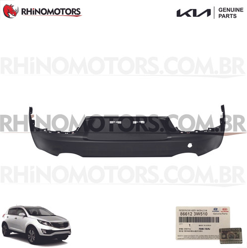 866123W510 - PARACHOQUE INFERIOR TRASEIRO KIA SPORTAGE 2012/ | Rhino Motors