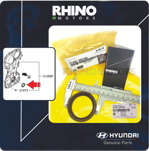 214212G100 - Retentor Dianteiro Virabrequim Kia Cerato Hyundai Santa Fe ...