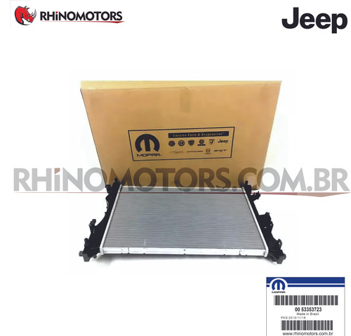 53353723 - Radiador Fiat Toro Jeep Compass 2.0 2.4 | Rhino Motors
