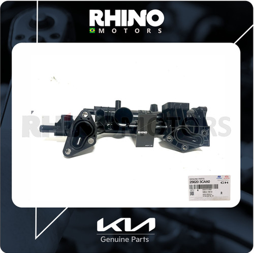 256203CAA0 Carcaça Válvula Termostática AZERA, SANTA FE, SORENTO ...