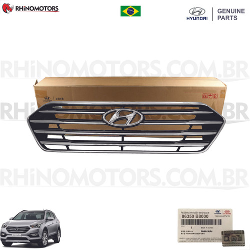 86350B8000 - GRADE DIANTEIRA HYUNDAI SANTA FE 2013/ | Rhino Motors