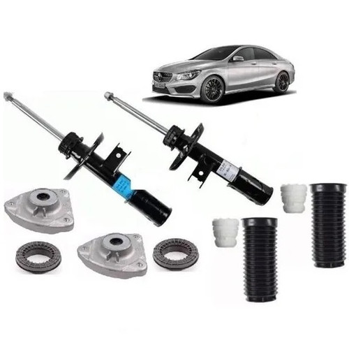 Kit suspenção Amortecedor + Kit Coxim Batentes Mercedes A200 2012-2016 ...